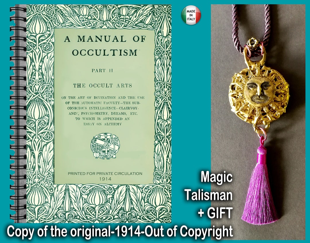 Antique Book Occult Esoteric Occultism Witchcraft Grimoire Sigil Magic ...