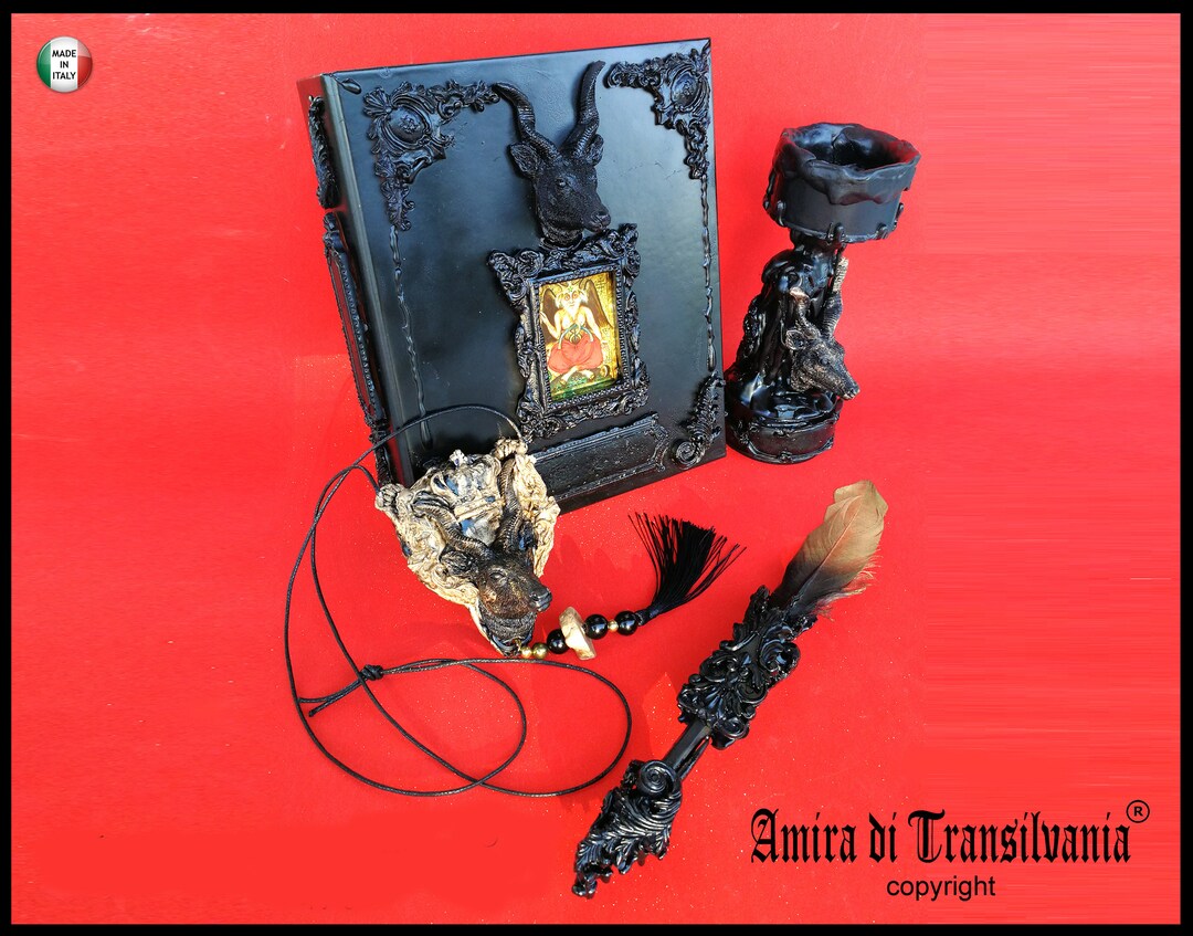 Baphomet, Magic Tricks Set, Witchcraft, Black Magick, Binder, Sorceries ...