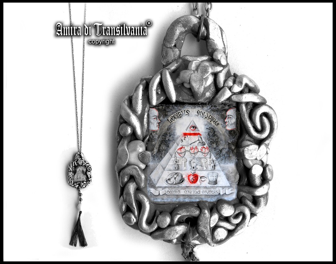 Masonry Symbol, Fraternal Mason Necklace, Masonic Talisman, Freemason ...