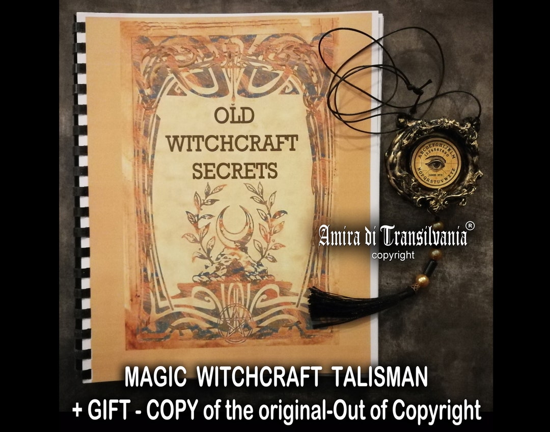 Old Witchcraft, Spell Book, Salem Massachusetts, Antique Book ...
