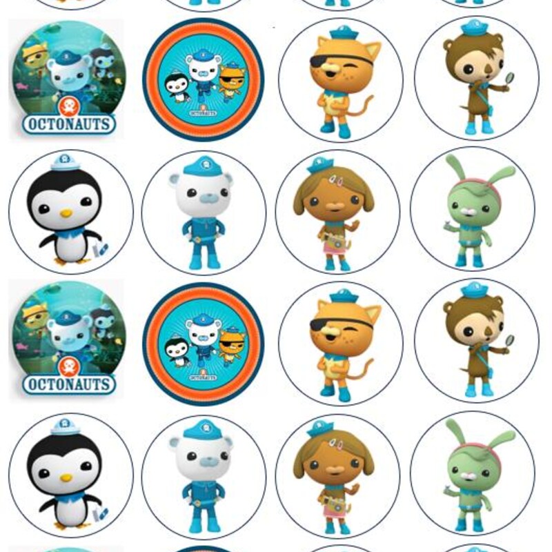 Octonauts Cake Topper - Etsy Australia