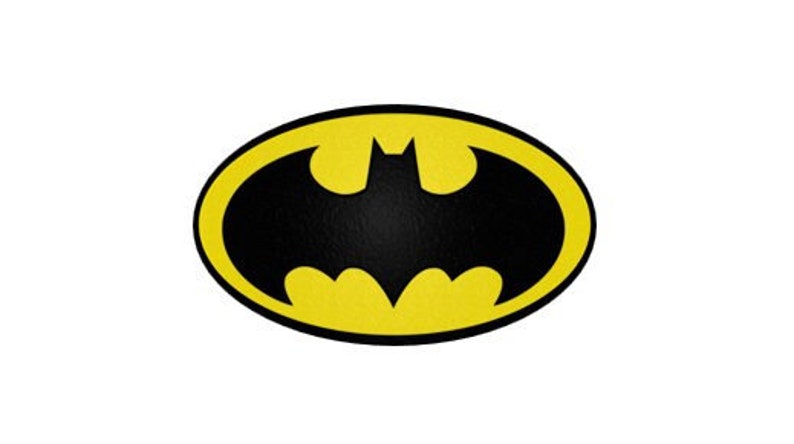 Batman Logo Edible Icing Sheet Cake Topper 10x6cm - Etsy