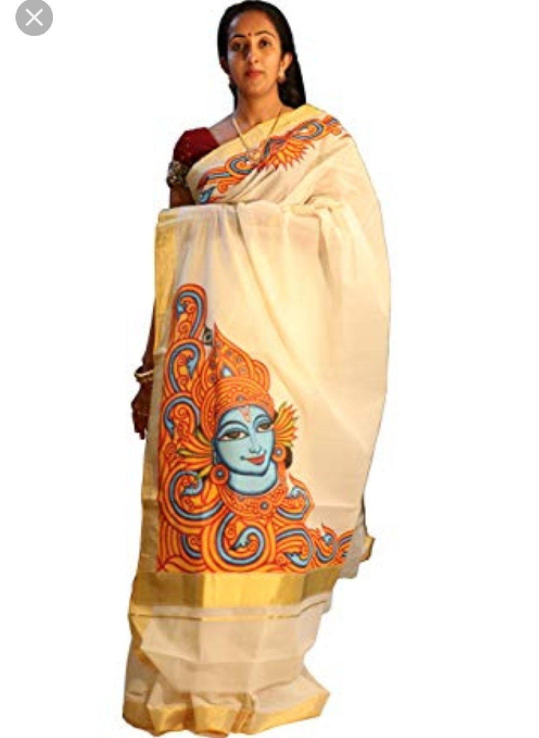 Hand Painted Mural Fanrics - Etsy