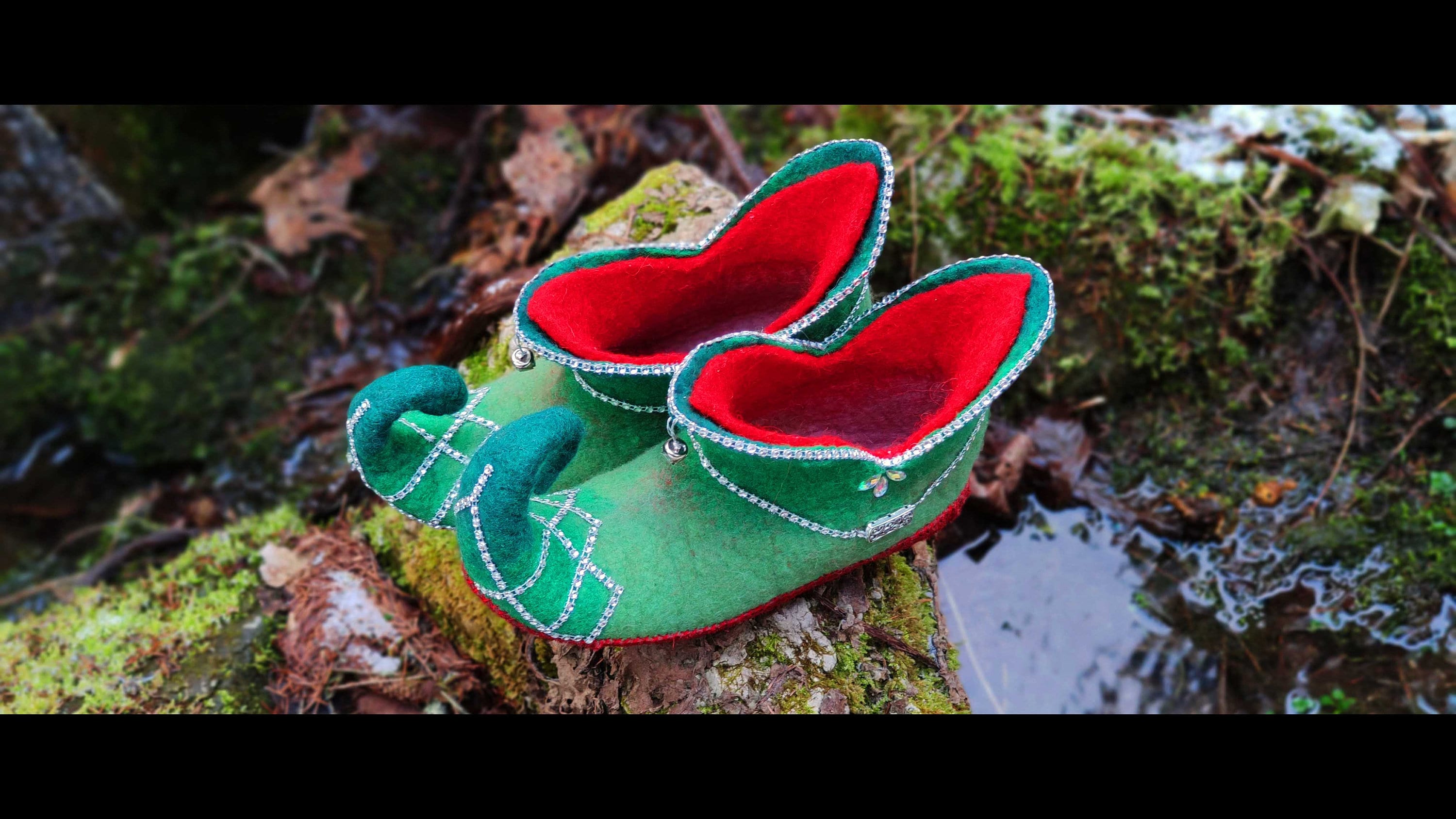 Elven Shoe. Shoes With Soles for Street Processions and Parades. Fairy ...