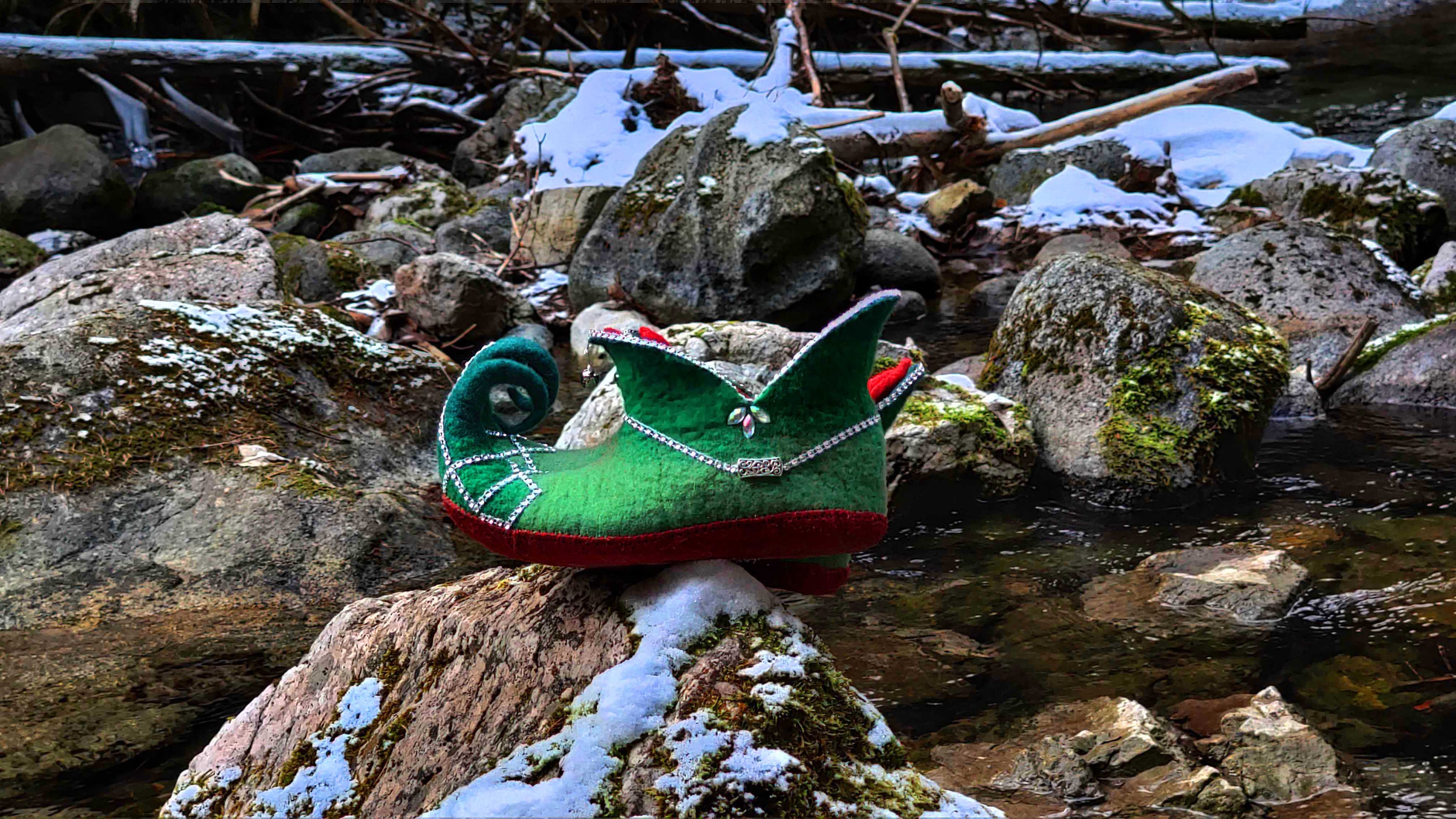 Elven Shoe. Shoes With Soles for Street Processions and Parades. Fairy ...