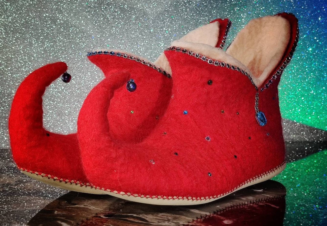 Red Elves. Elf Shoes for Women and Children. We Can Make Any Size ...