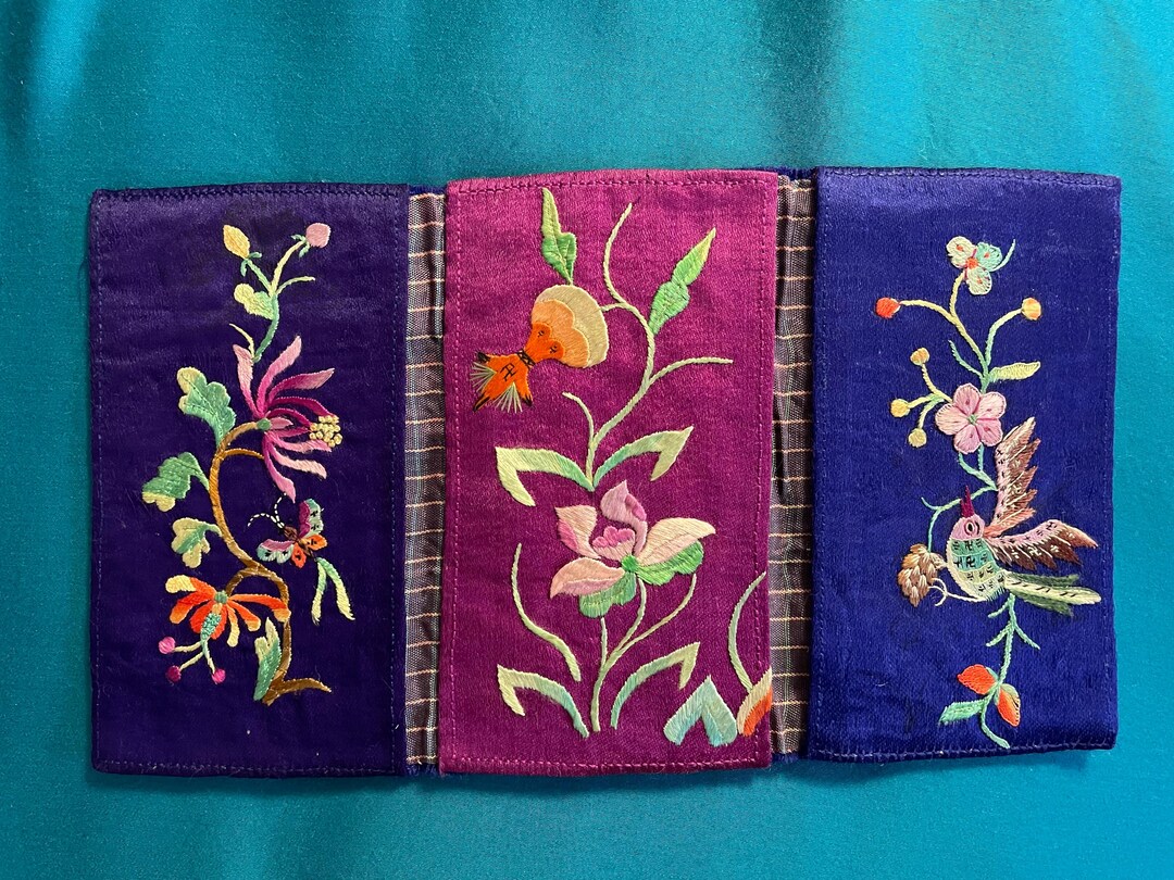 Qing Dynasty Silk Chinese Coin Purse / Wallet - Etsy