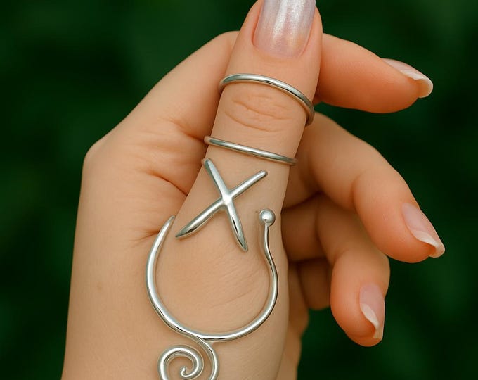 Thumb Splint 925 Silver Ring, MCP Hyperextension Splint, Arthritis ...