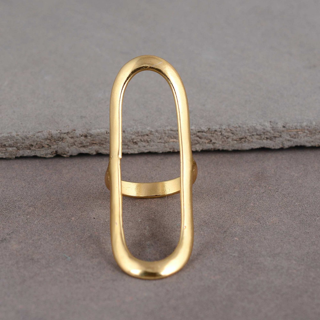 Trigger Finger Rings, MCP Splint, 18k Gold Ring, Full Finger Ring ...