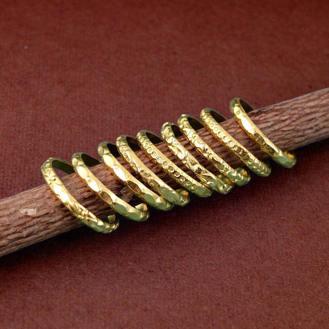 Gold Knuckle Ring Set of 3 Above the Knuckle Rings,gold Stack Ring, 18k ...