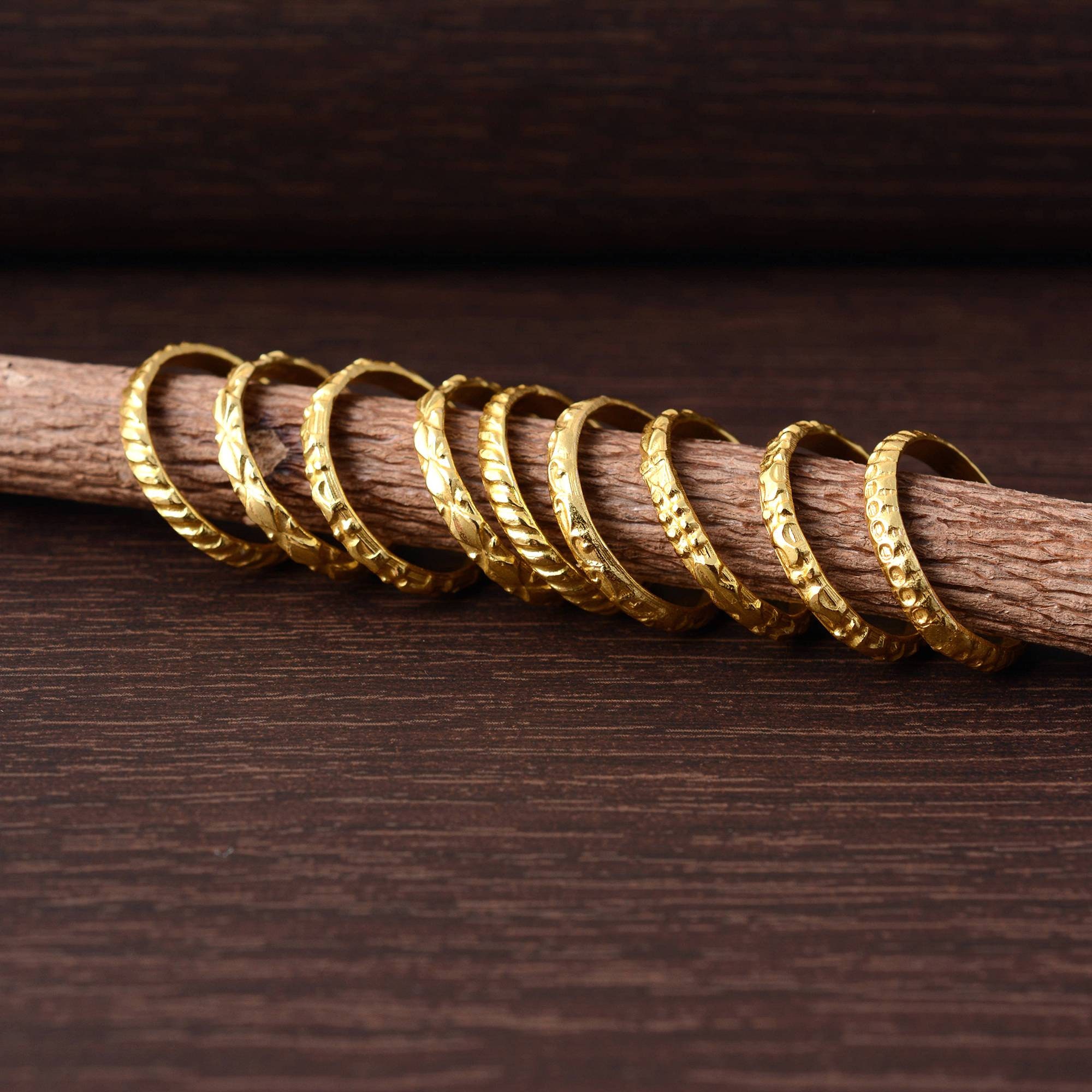 Super Thin Gold Filled Stackable Rings, Thin Ring, Midi Ring, Skinny ...