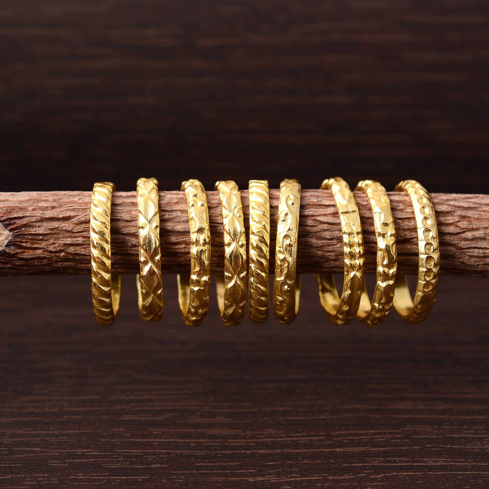 Super Thin Gold Filled Stackable Rings, Thin Ring, Midi Ring, Skinny ...