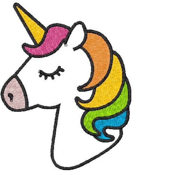 Unicorn Embroidery - Etsy