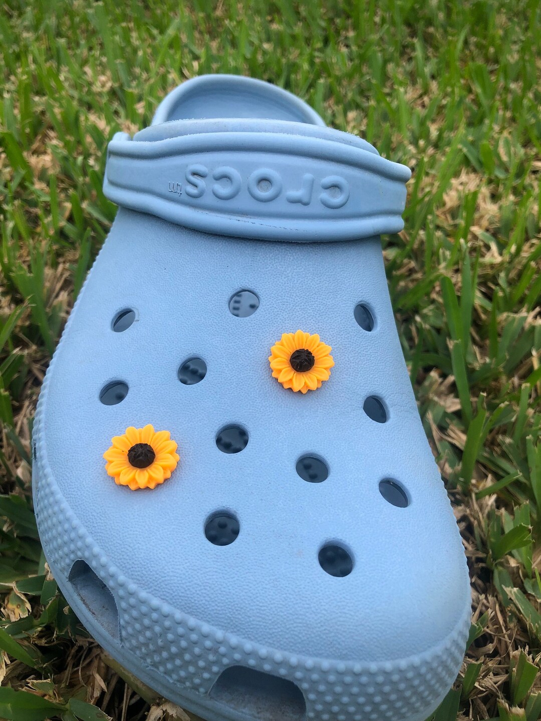 Sunflower Croc Charm - Etsy