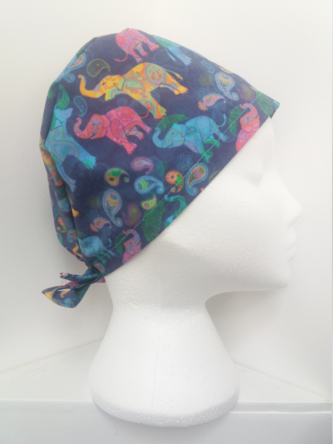 Elephants Scrub Hat - Etsy