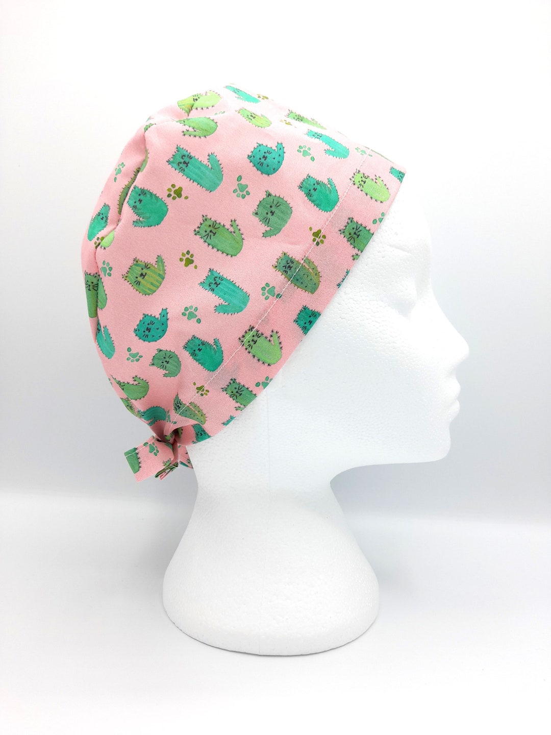 Cat-cus Scrub Hat Cap - Etsy