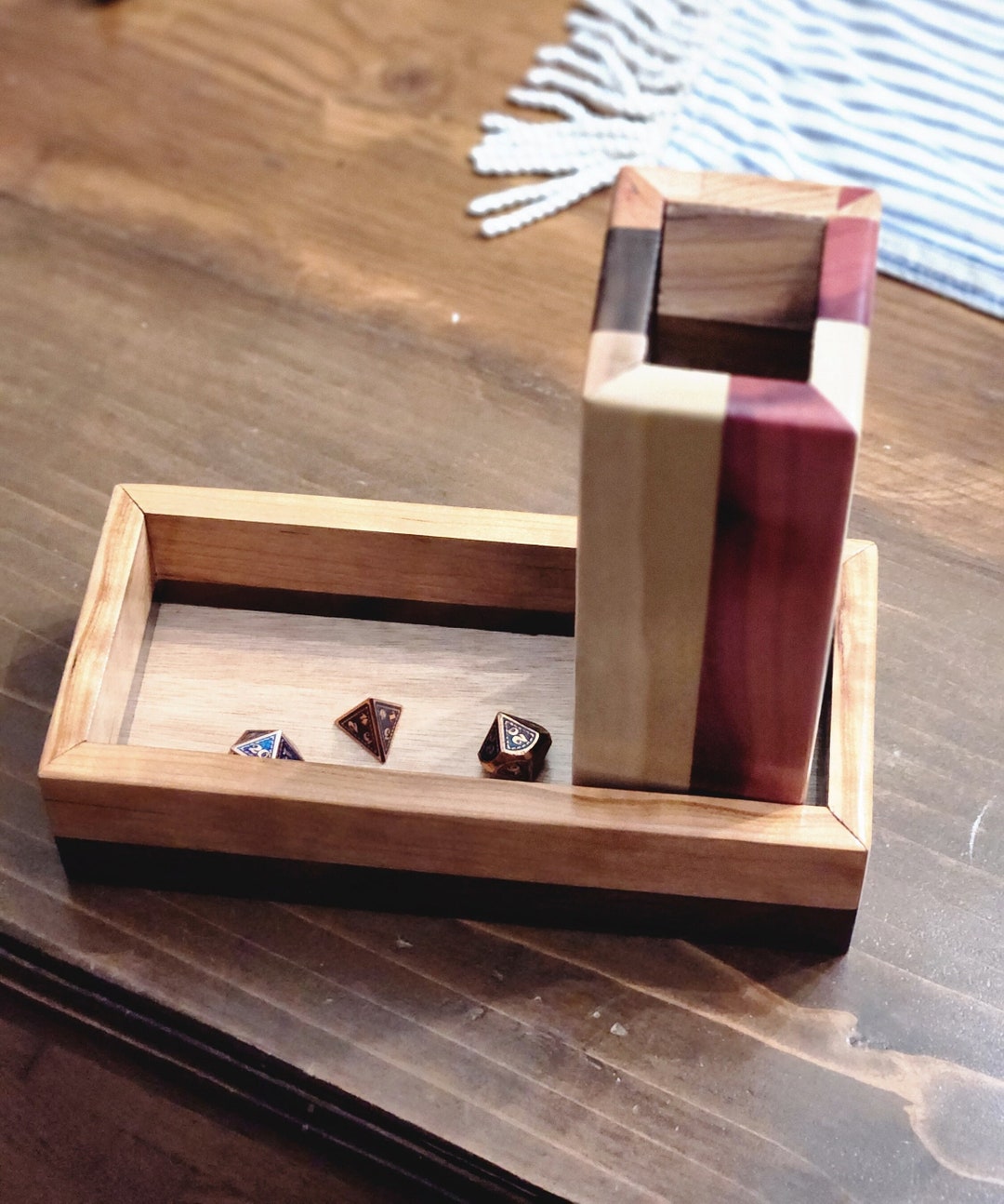Handcrafted Dice Tower - Etsy
