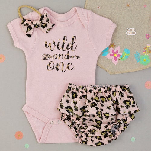 Wild One Birthday Outfit. First Birthday Outfit Girl. First - Etsy