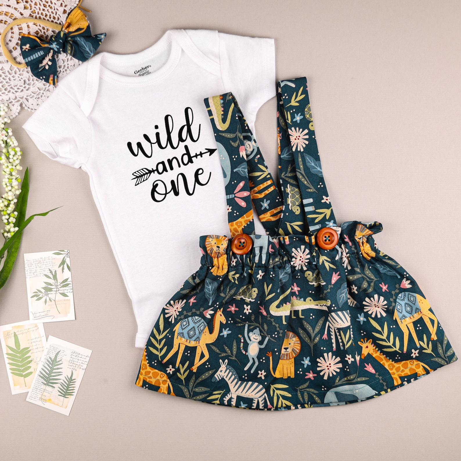 Wild One Birthday Outfit. First Birthday Outfit Girl. First - Etsy
