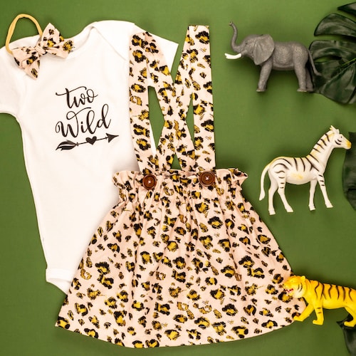 Two Wild Birthday Dress Second Birthday Outfit Girl 2nd - Etsy