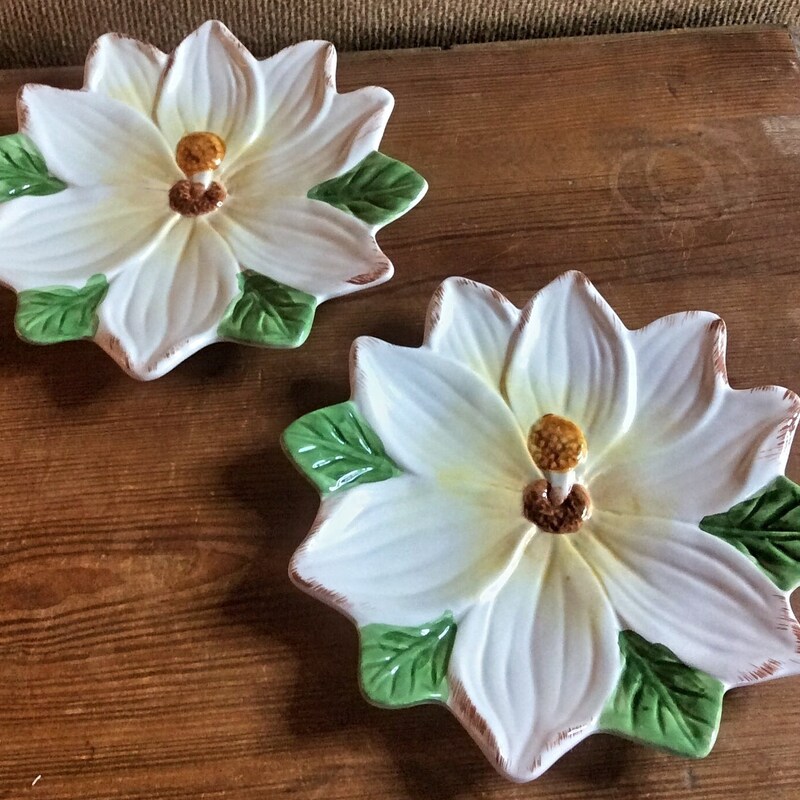 Ceramic Flower Plate - Etsy