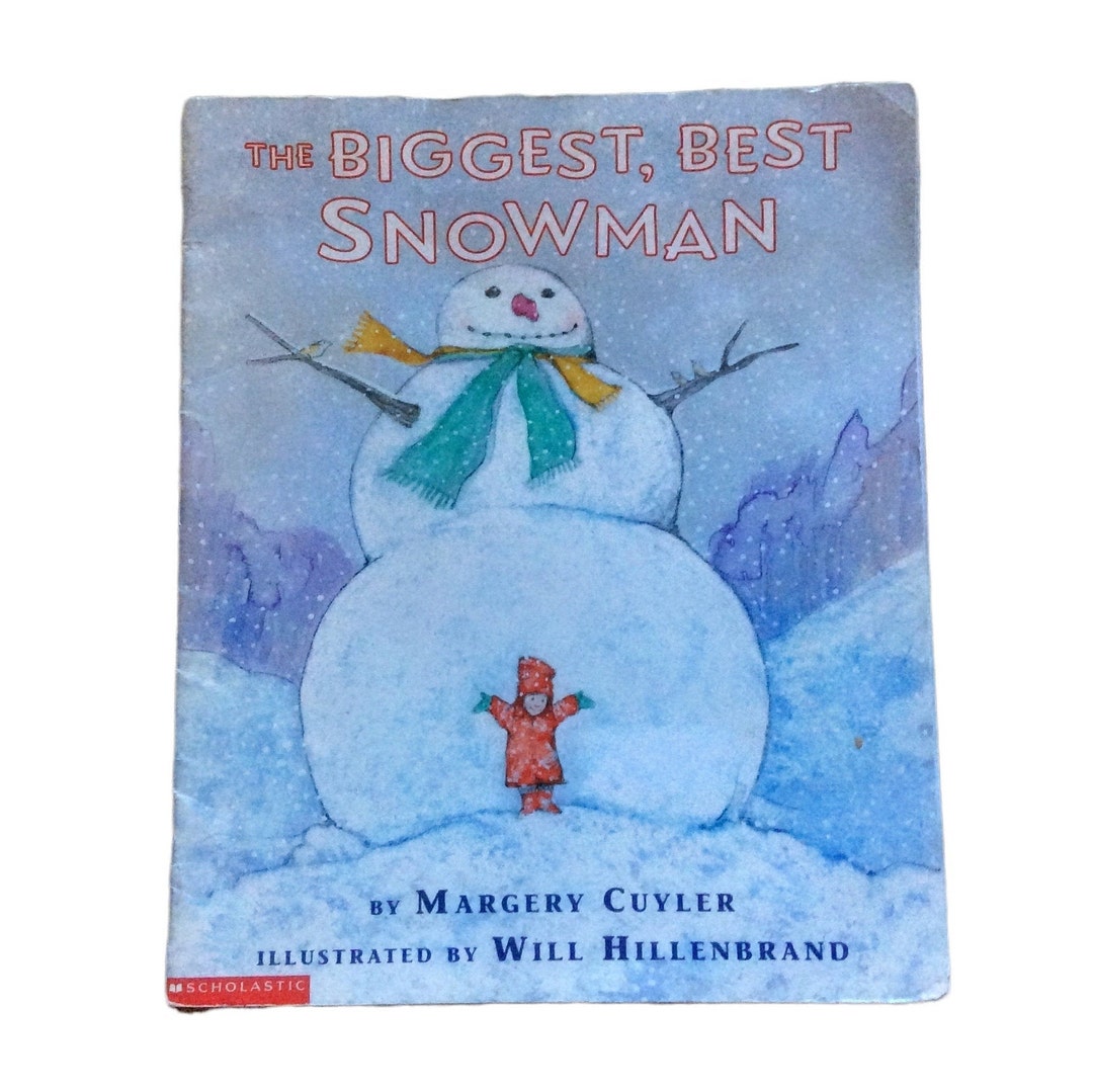 The Biggest Best Snowman by Margery Cuyler Snowman Book - Etsy Sweden