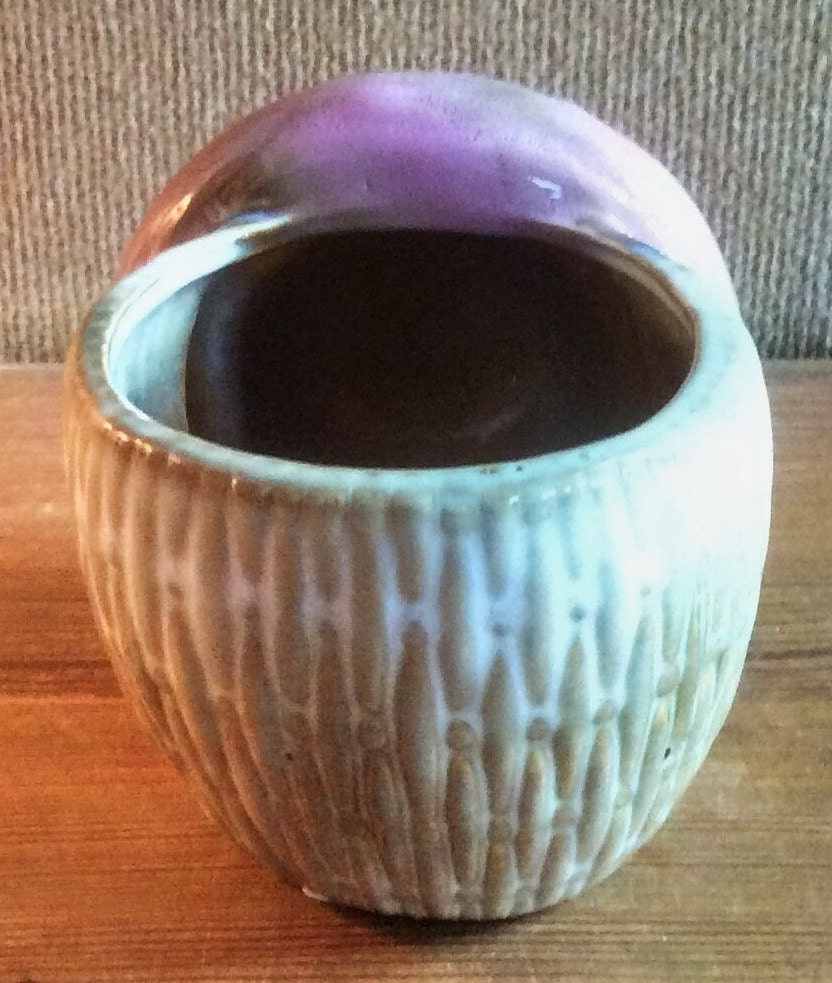 Ceramic Bonnet Hat Planter Pot Pink With Bow, Unique Gift Idea ...