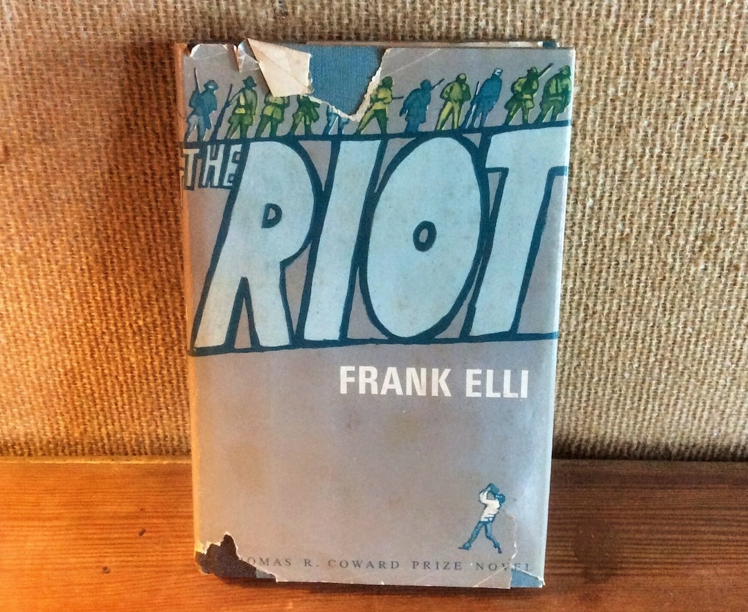 The Riot Frank Elli 1966 A Novel Book Club Edition - Etsy