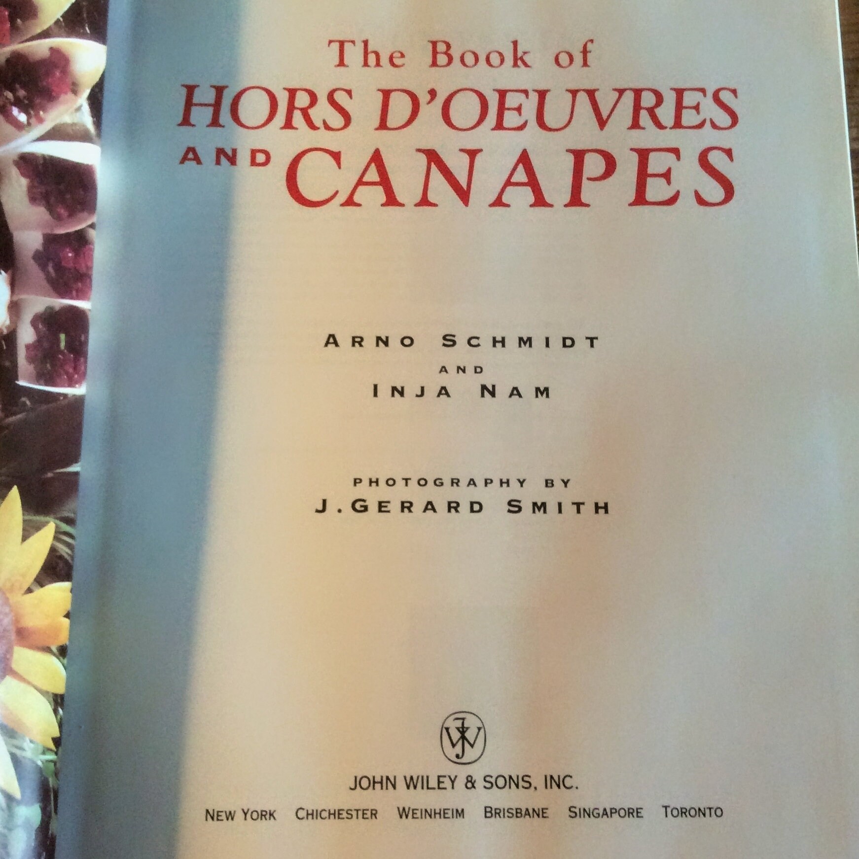 The Book of Hors D'oeuvres and Canapes Hardcover 1996 - Etsy