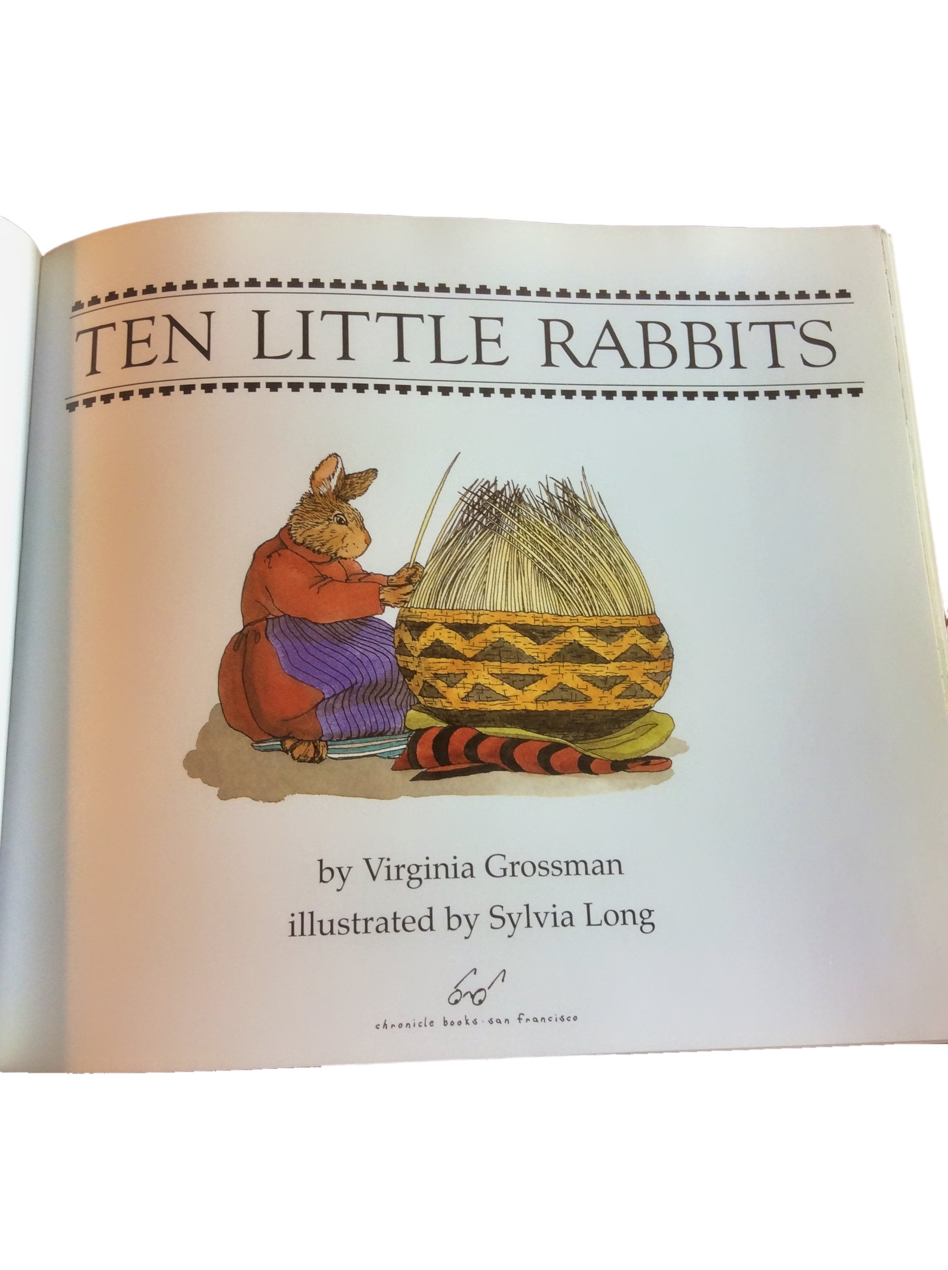 Ten Little Rabbits Virginia Grossman & Sylvia Long 1991 A - Etsy