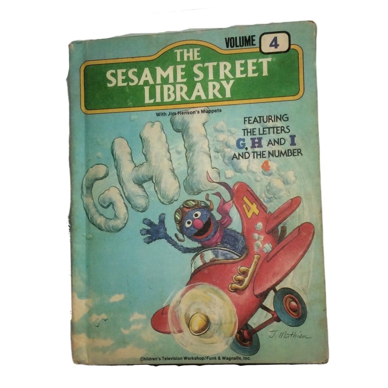 The Sesame Street Library Volume 4 Letters G, H and I & the Number 4 ...