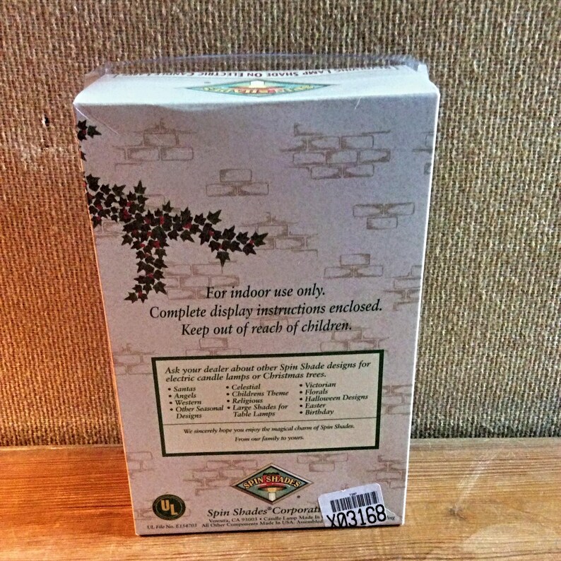 Vintage Spin Shades Revolving Lamp Set – Electric Candle Lamp With 4 ...