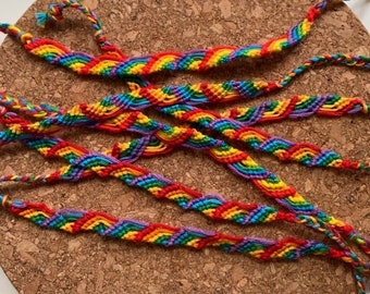 Rainbow Bracelet - Etsy UK