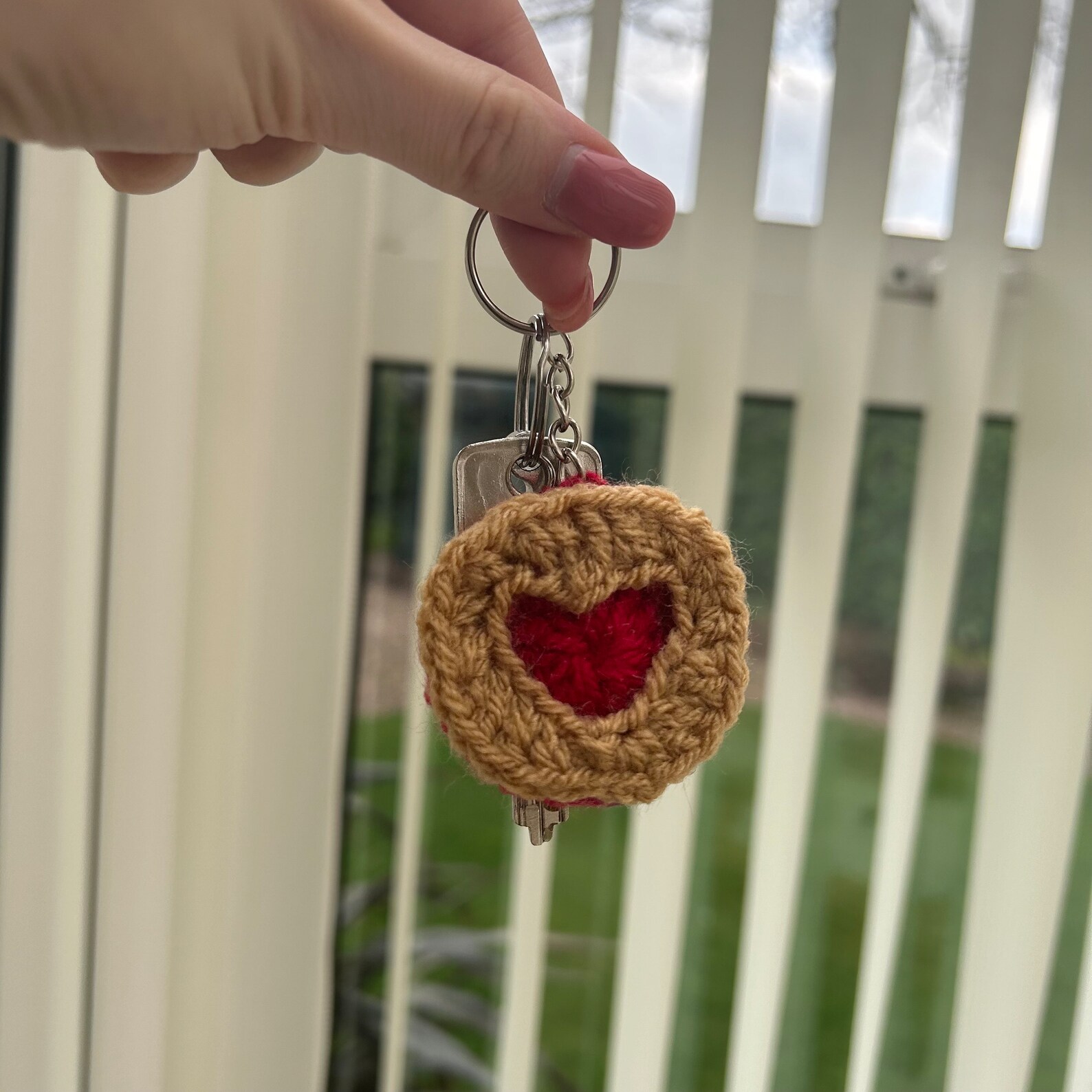 Jammy Dodger Crochet Keychain/keyring/bag Charm - Etsy