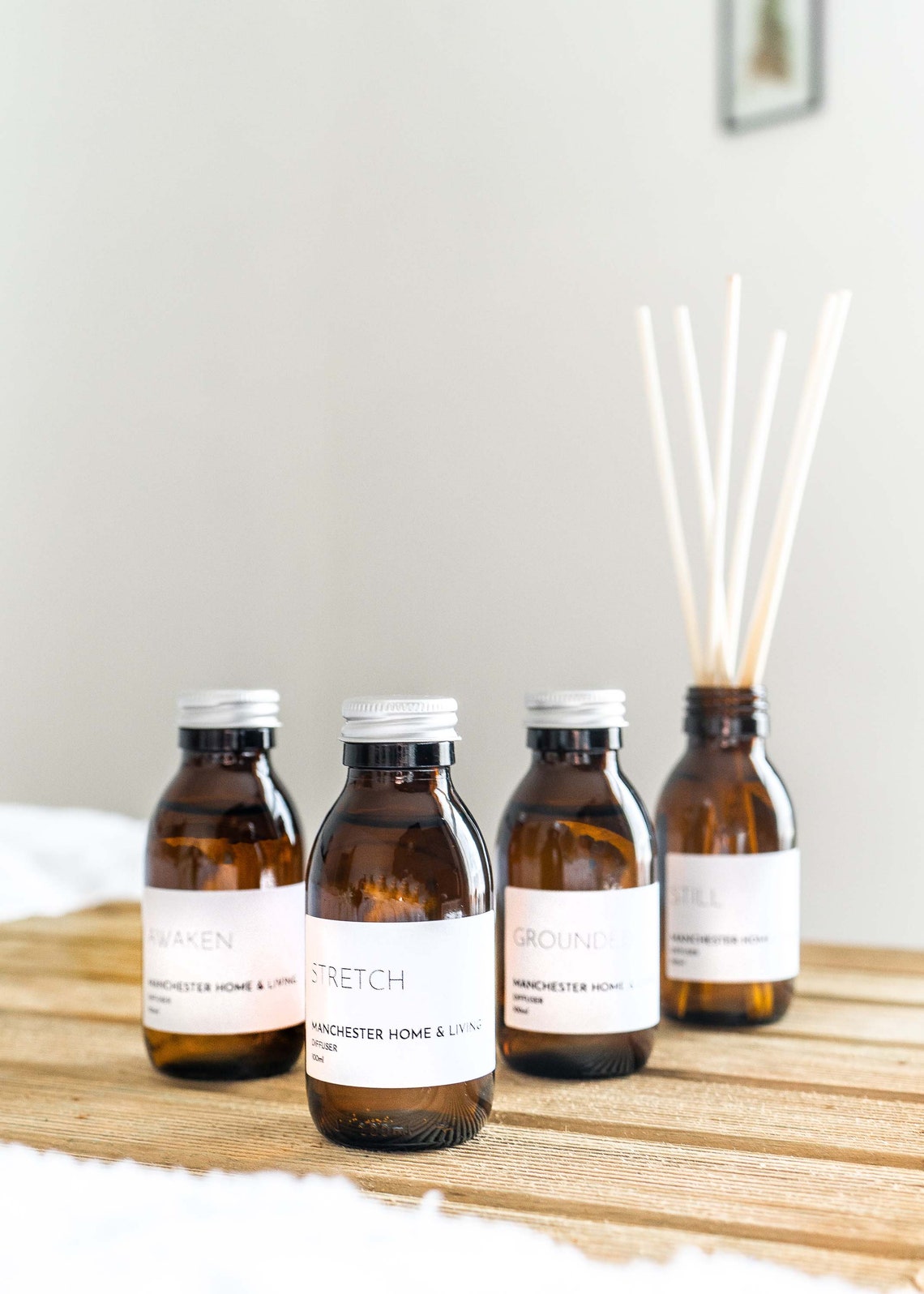 Sandalwood Musk Fragrance Reed Diffuser Office Decor Yoga - Etsy