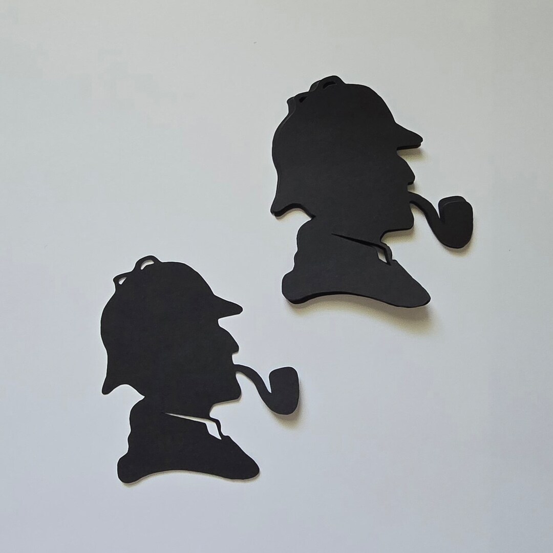 Detective Silhouette Shape Paper Shape DIY Cardmaking Scrapbooking Junk ...