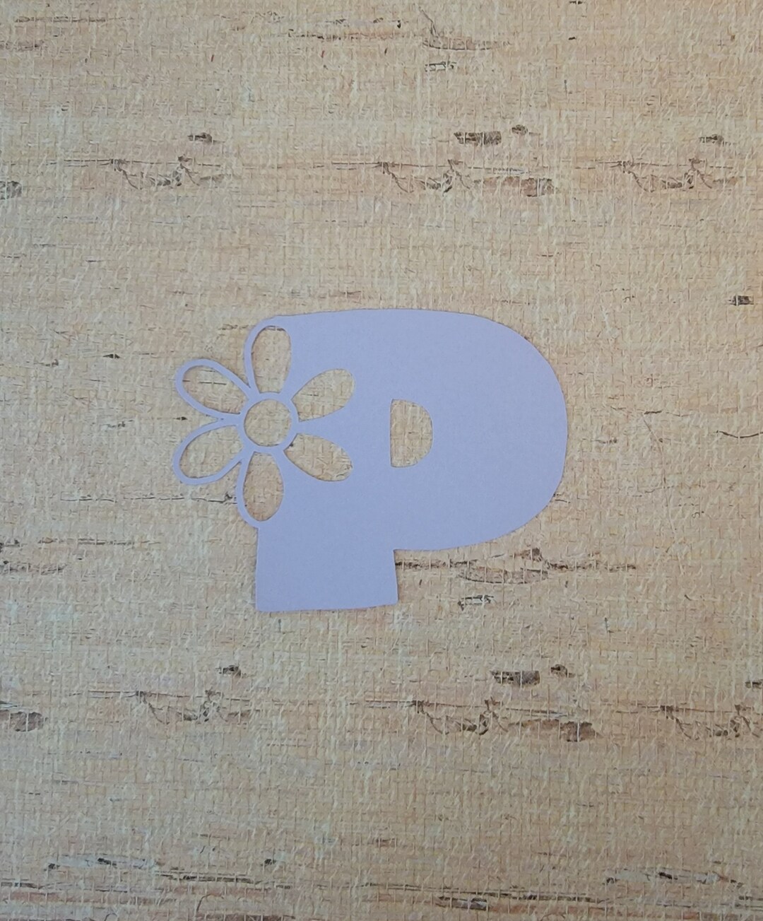 Letter P Shape Paper Shape DIY Cardmaking Scrapbooking Junk Journaling ...