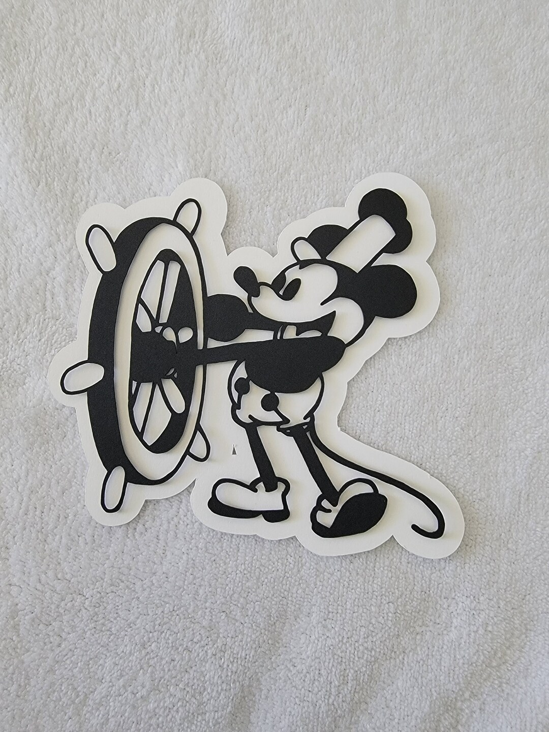 Steamboat Willie Cut Layered Paper Shape DIY Cardmaking Scrapbooking ...