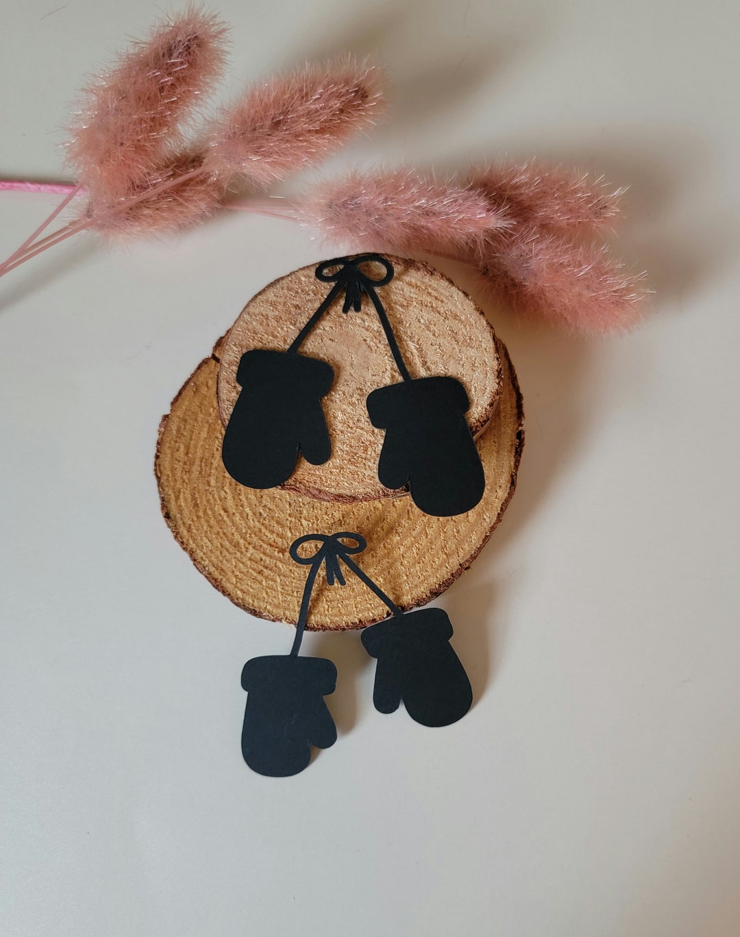 Mittens Silhouette Shape Paper Shape DIY Cardmaking Scrapbooking Junk ...