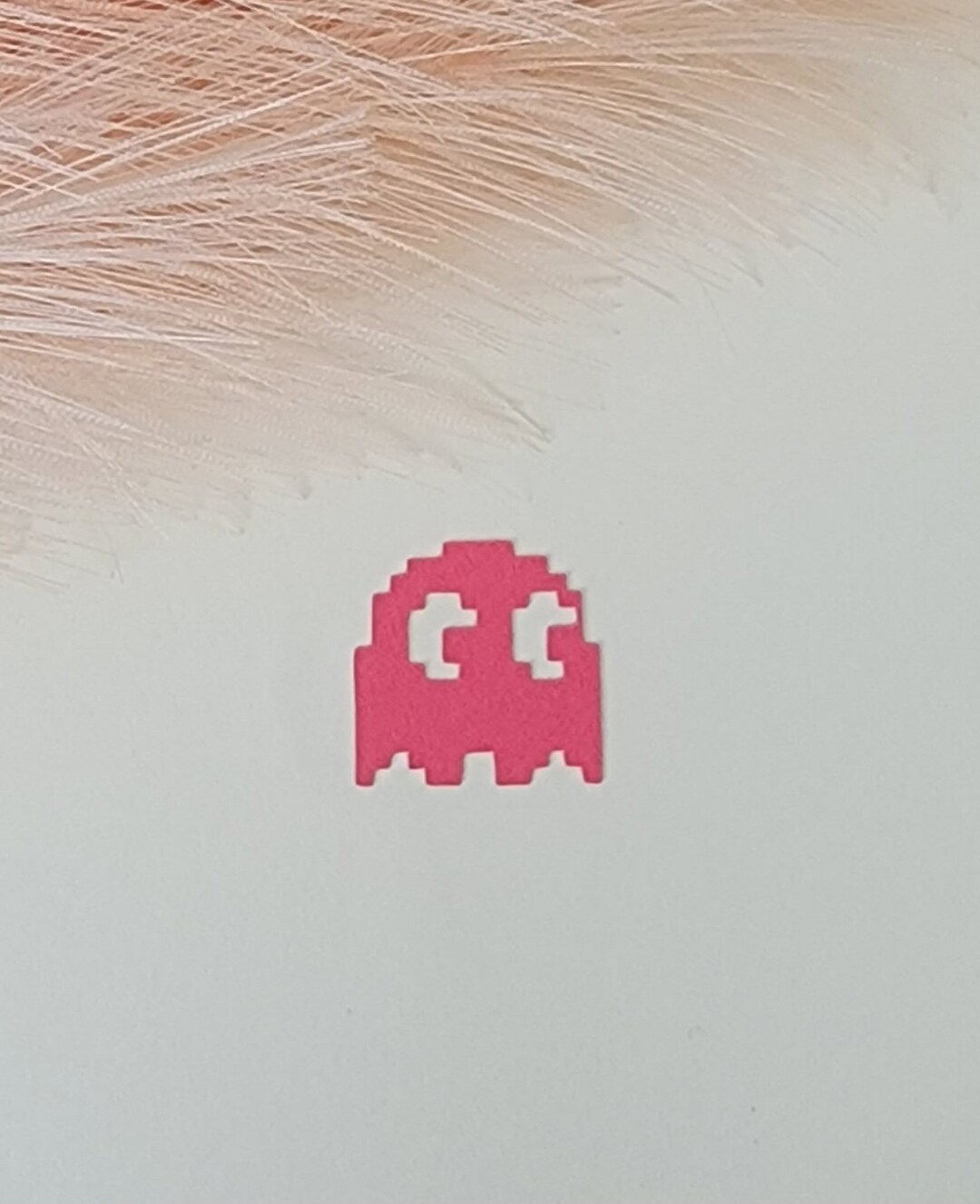 Pixel Ghost Pac Man Paper Shape DIY Cardmaking Scrapbooking Journaling ...