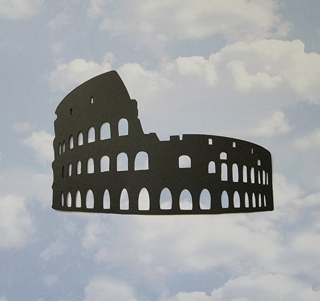 Colosseum Rome Shape Paper Shape DIY Cardmaking Scrapbooking Junk ...
