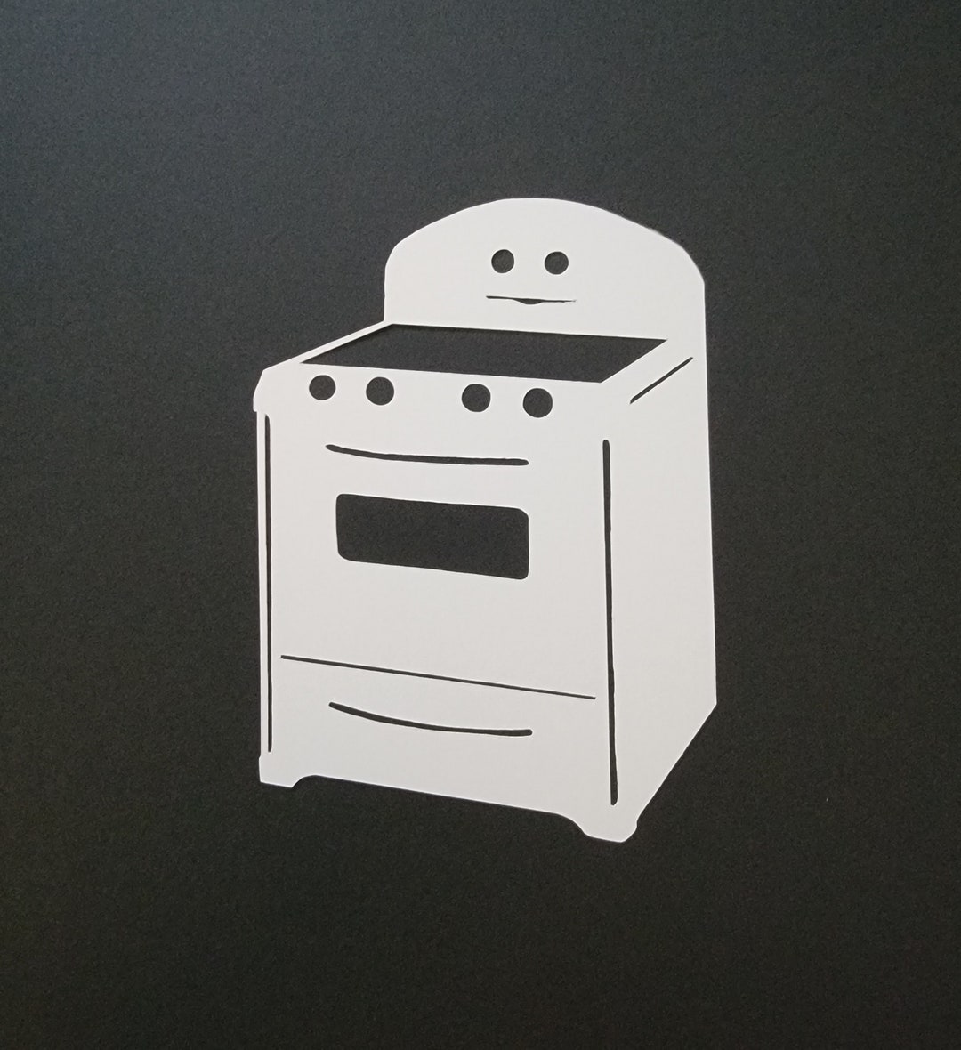 Stove Shape Paper Shape DIY Cardmaking Scrapbooking Junk Journaling ...