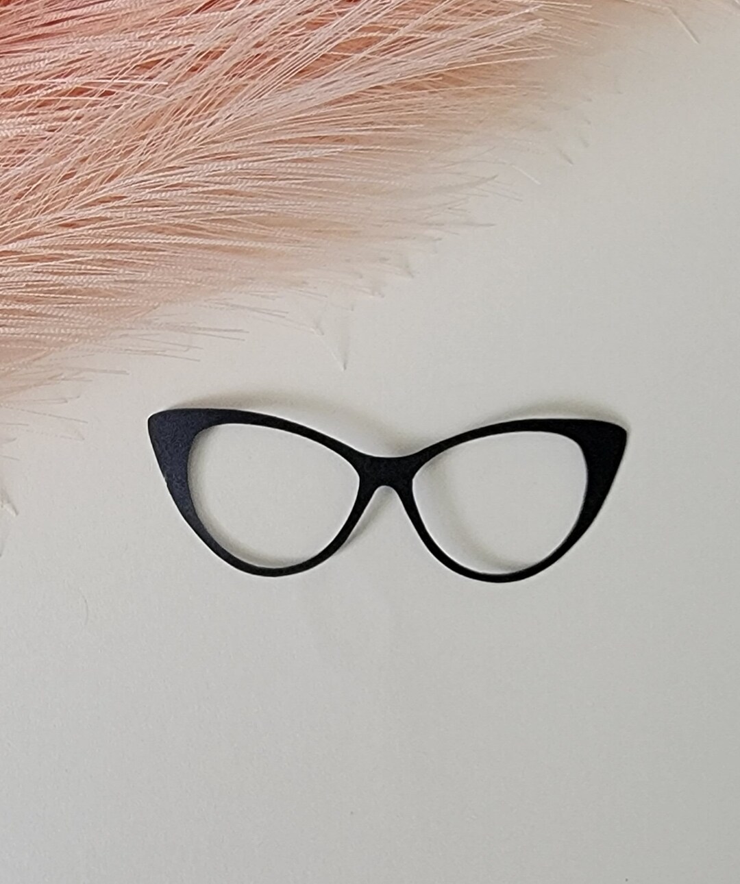 Cat Eye Glasses Paper Shape DIY Cardmaking Scrapbooking Journaling ...