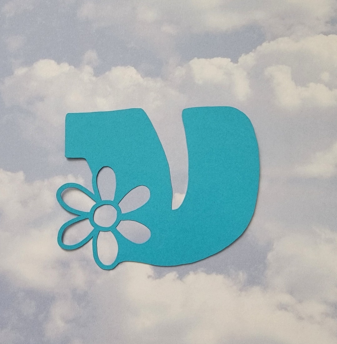 Letter U Shape Paper Shape DIY Cardmaking Scrapbooking Junk Journaling ...