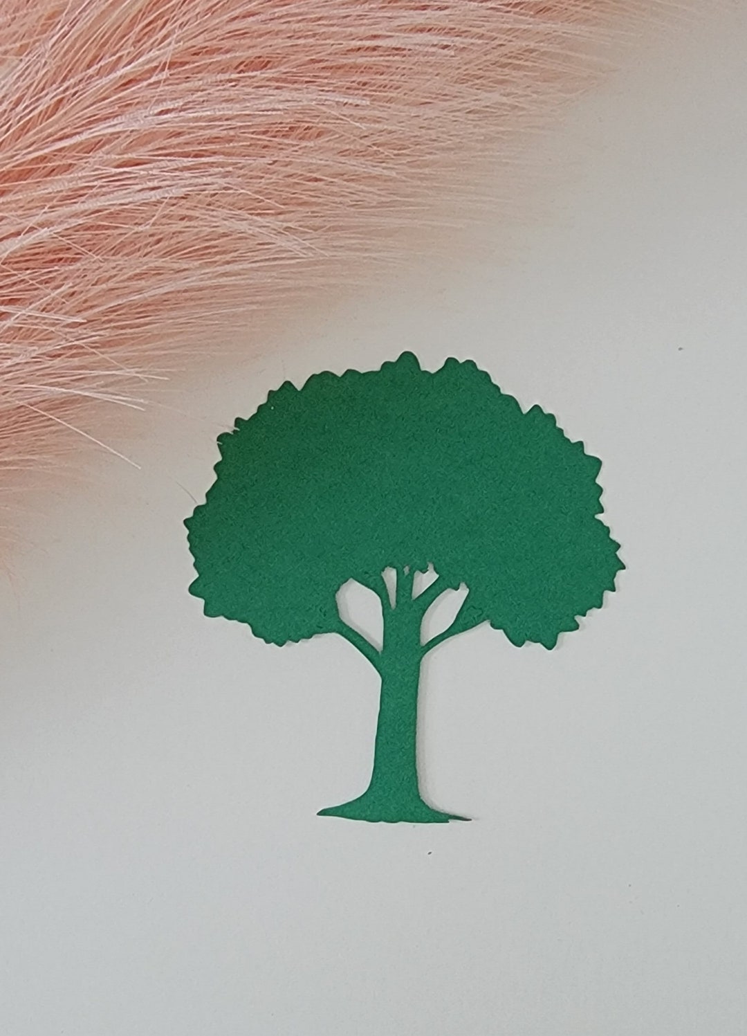 Green Tree Cut Paper Shape DIY Cardmaking Scrapbooking - Etsy