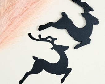 Flying Reindeer Silhouette SVG Svg Dxf Cricut Silhouette - Etsy