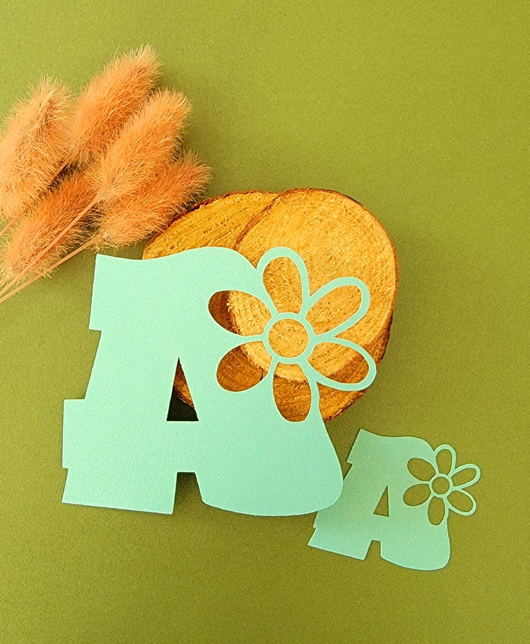 Glitter Letter A Cut Paper Shape DIY Cardmaking Scrapbooking Journaling ...