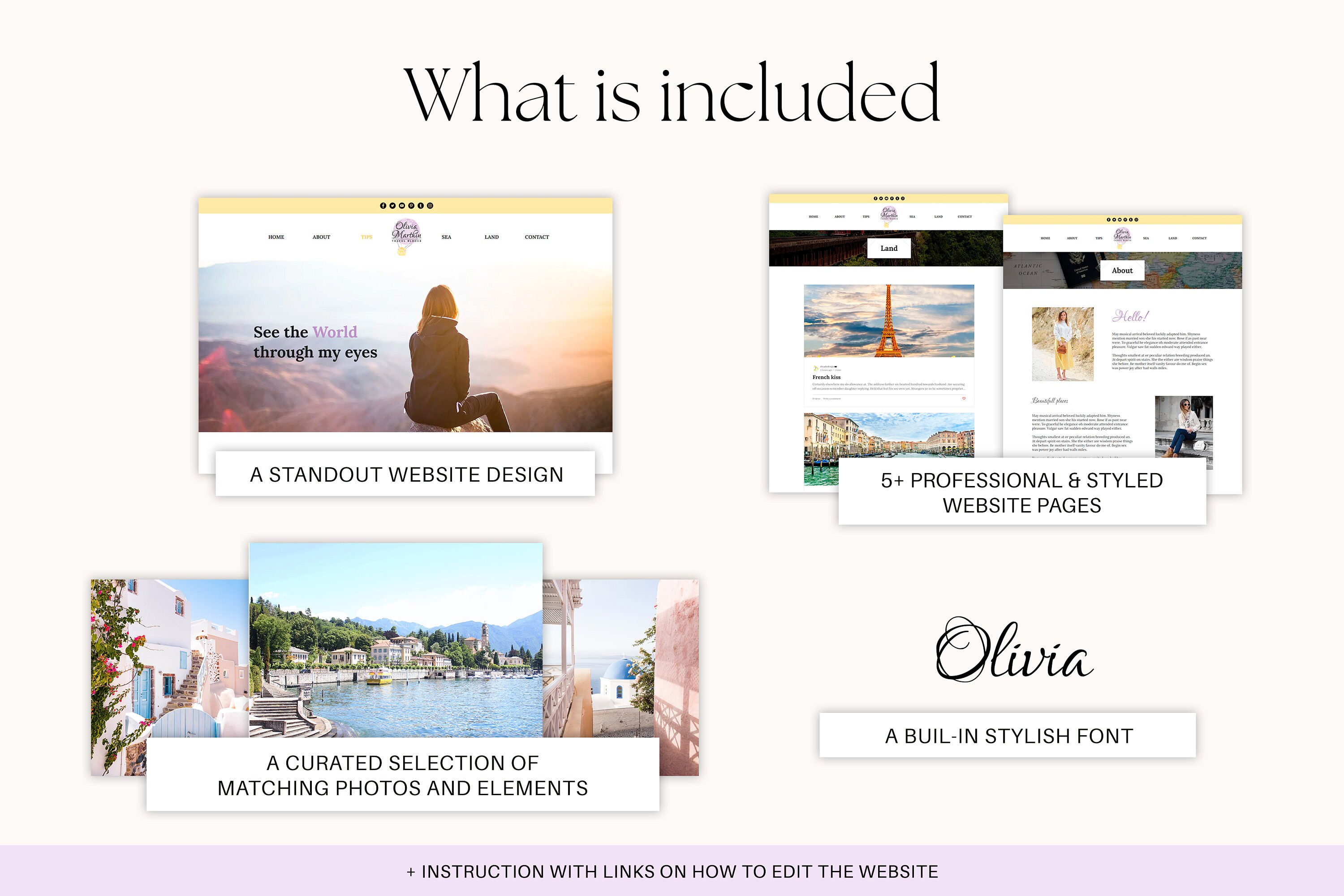 Wix Website Template - Wix Blog Template - Wix Blog Website - Wix ...
