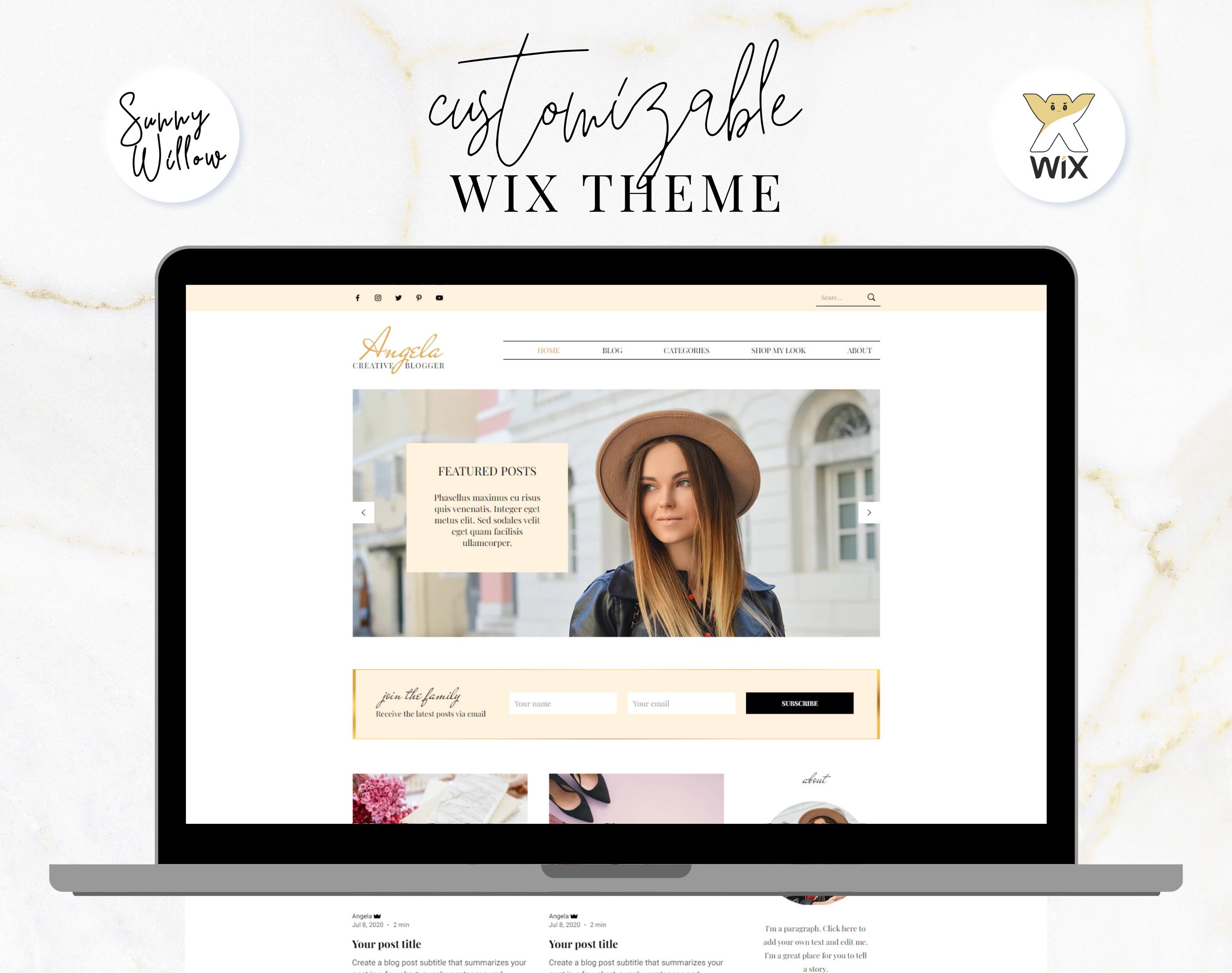 Wix Blog Website Wix Website Template Ecommerce Website Wix Website ...
