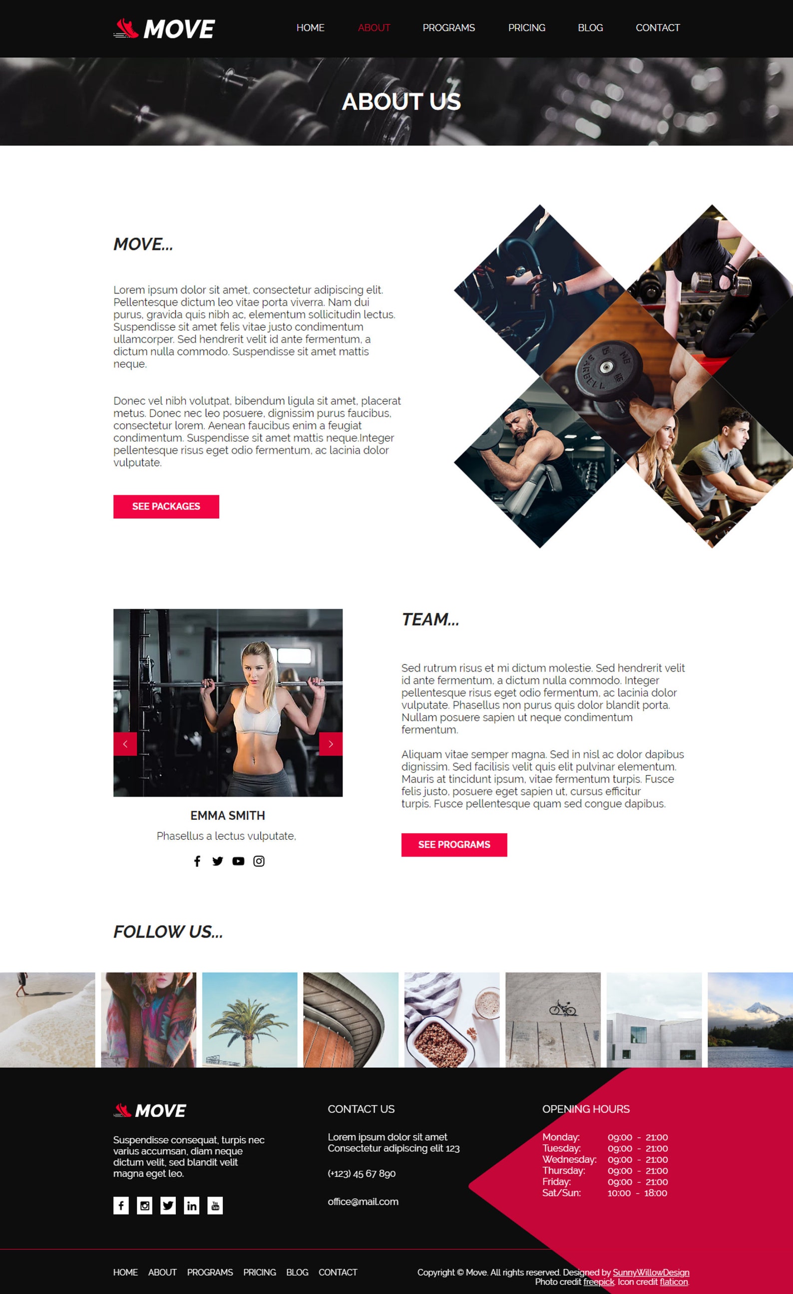 Wix Website Template Wix Website Design Fitness Website Gym Etsy UK